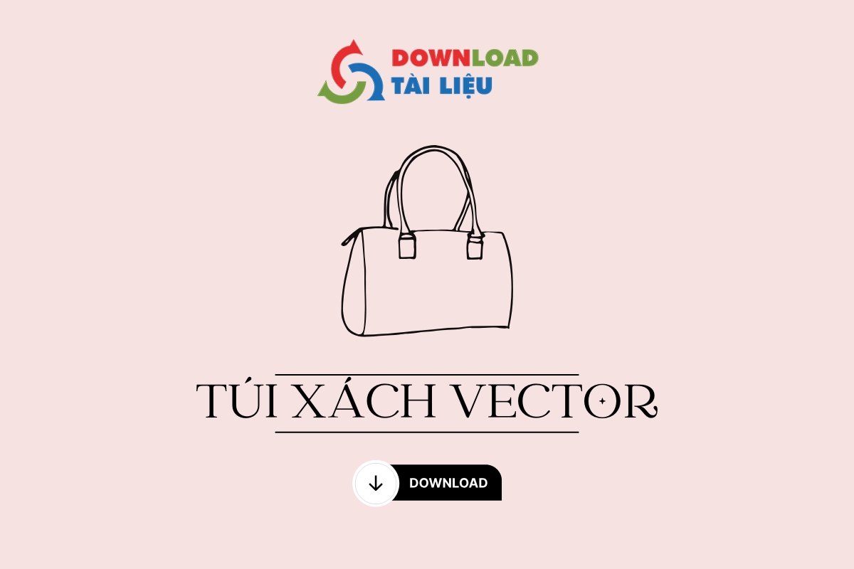 Tải Ngay Túi Xách Vector File PNG, SVR, AI Tách Nền